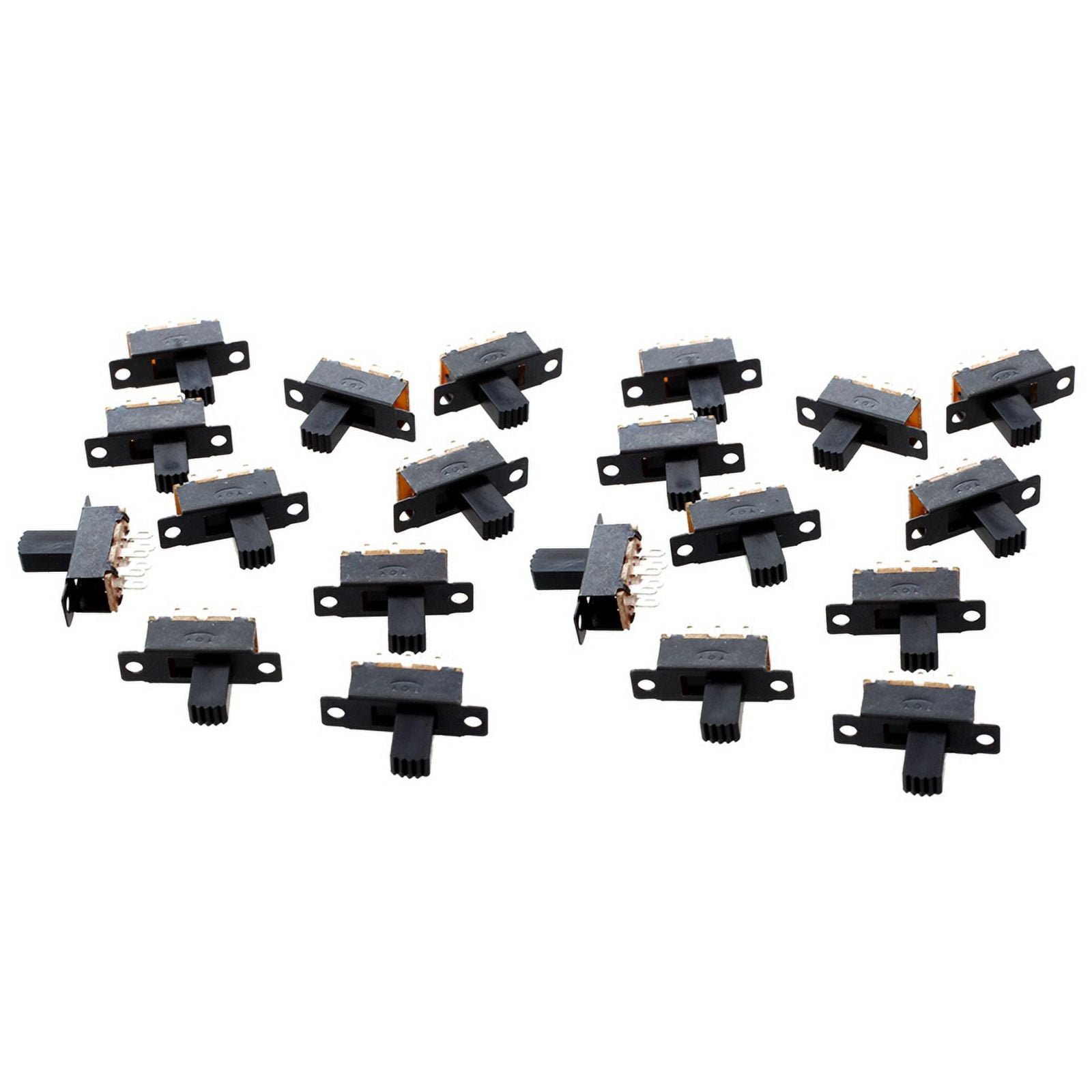 20 Pcs 6 Pins 2 Positions DPDT On/On Mini Slide Switch - Walmart.com