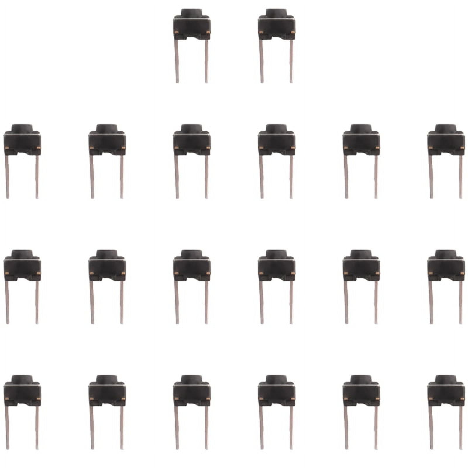 20 Pcs 6x6x5mm Momentary Tactile Tact Push Button Switch 2 Pin DIP ...