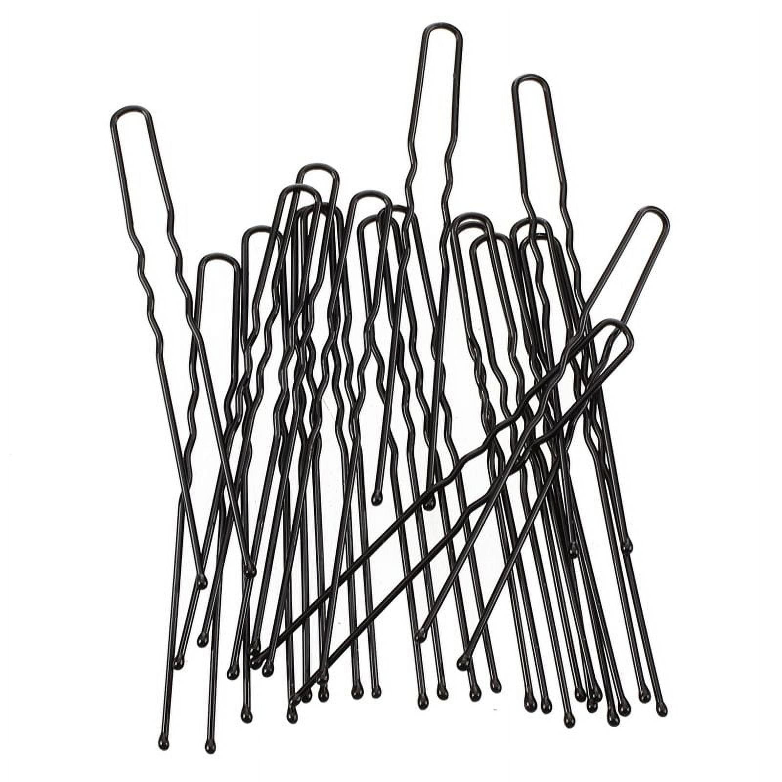 NOBRAND Black DIY Hair Bun Pins, 20 Pcs, 7cm Long Metal Clips for ...