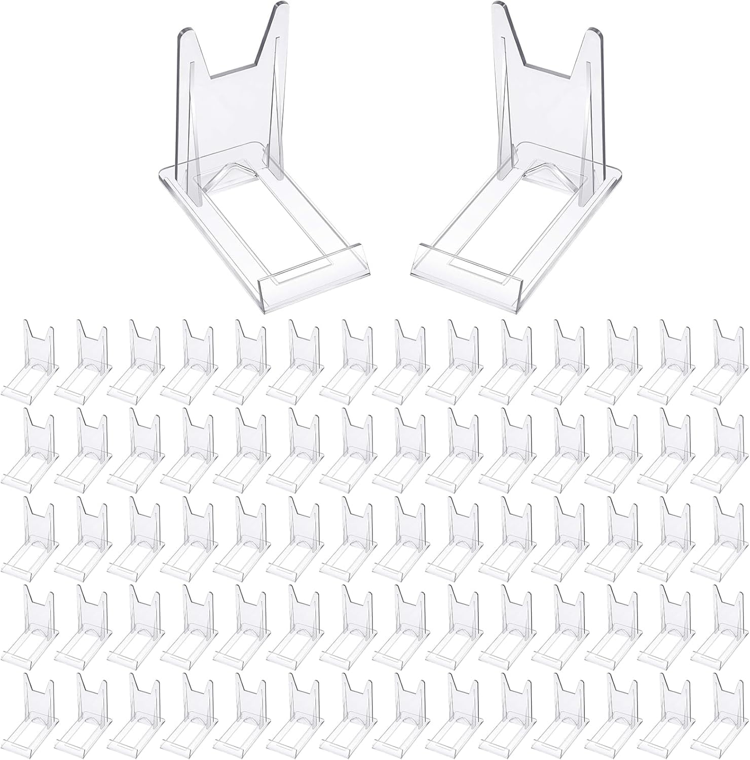 20 Pcs Acrylic Adjustable Plate Stands For Display Plastic Stand ...