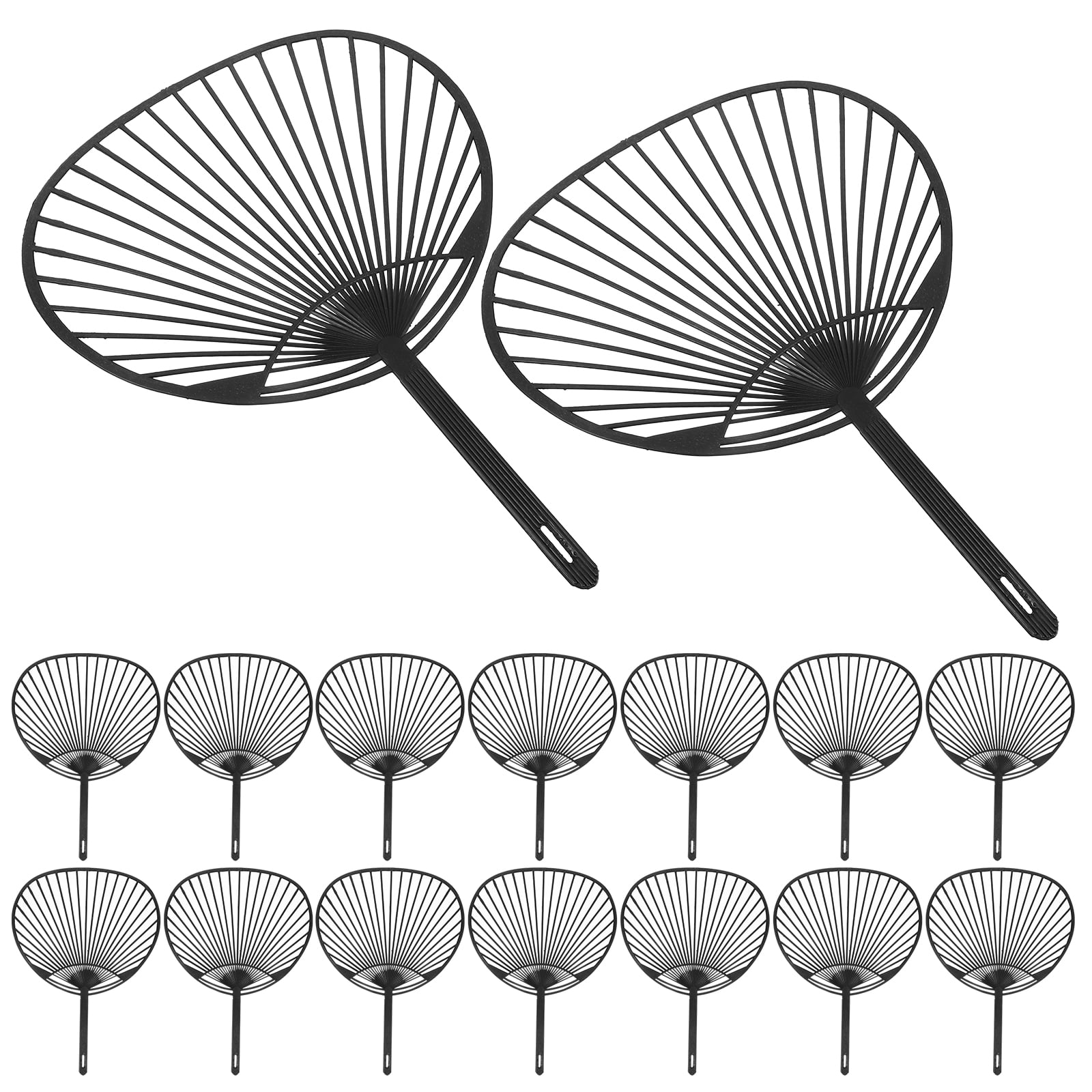 20 Pcs Advertising Fan Bone Kit DIY Hand Fan Frame Material Ancient ...