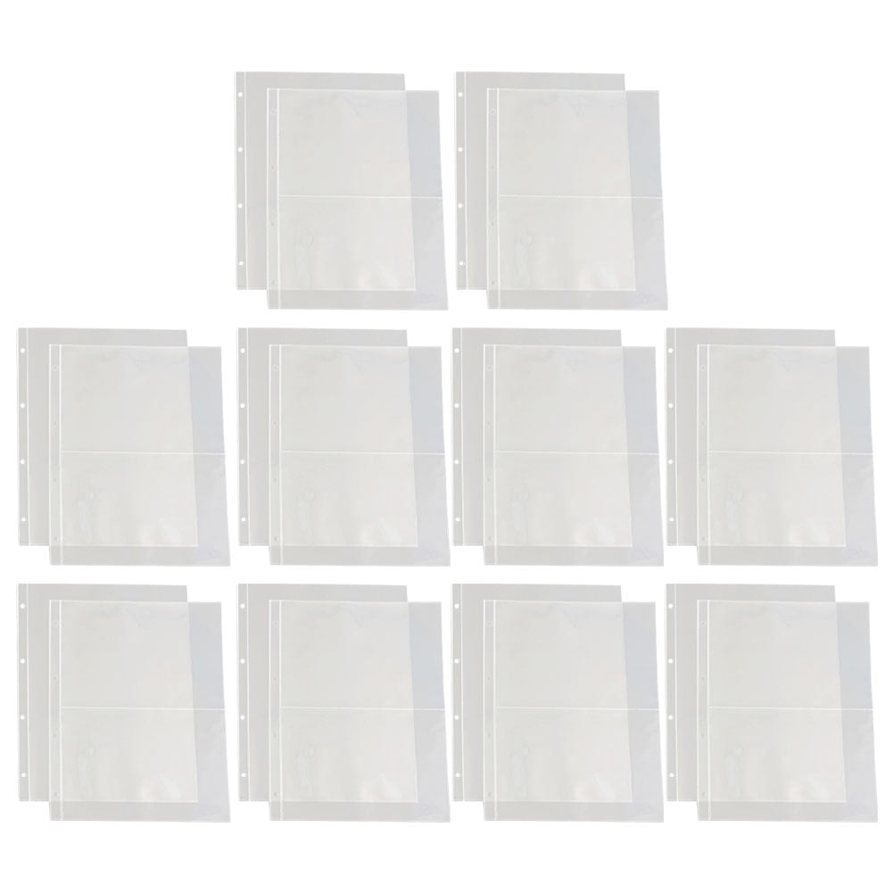 20 Pcs Album Card Page Photo Refill Protectors Wedding Picture ...