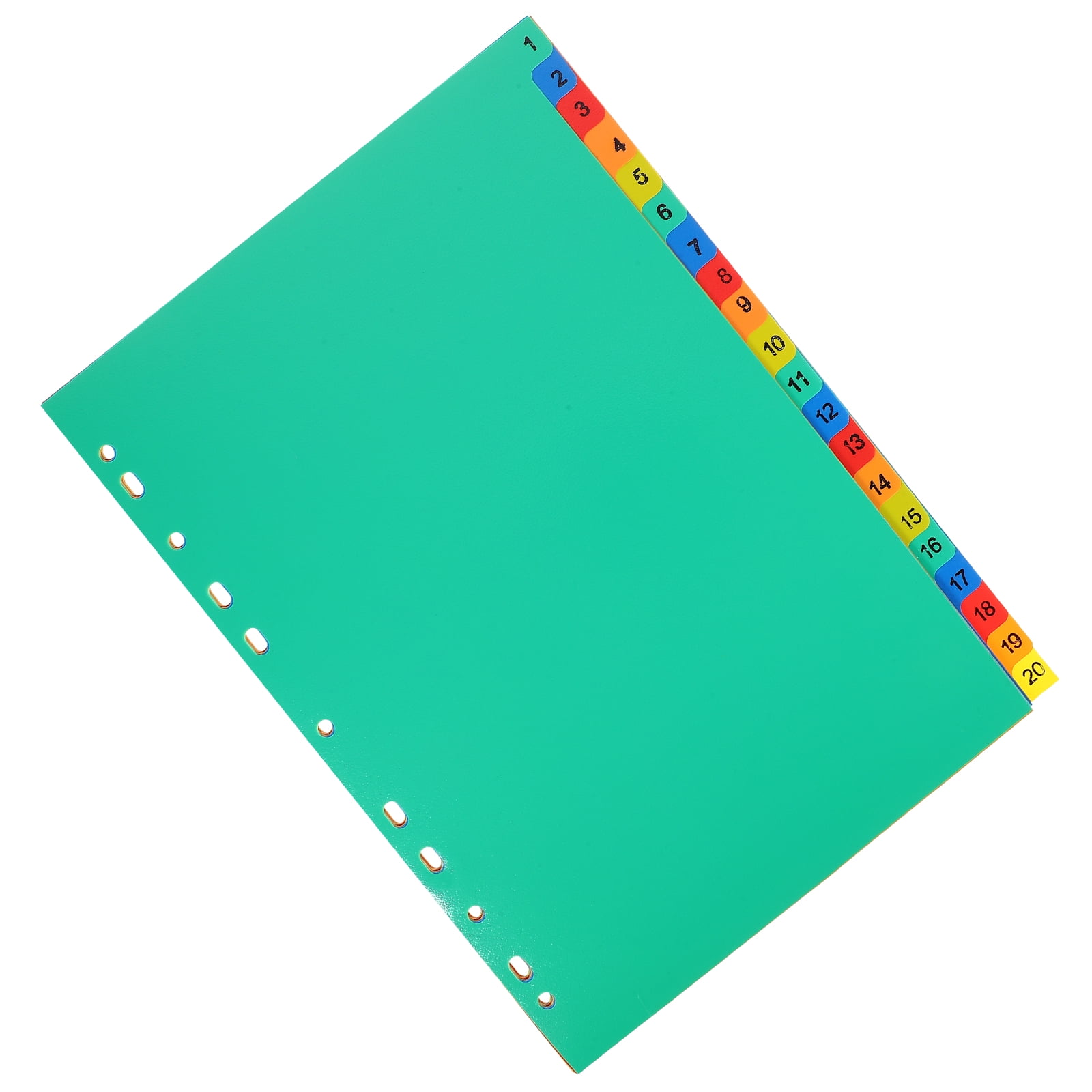 20 Pcs Alphabet Dividers for Filing Cabinet A4 Separated Loose Leaf ...