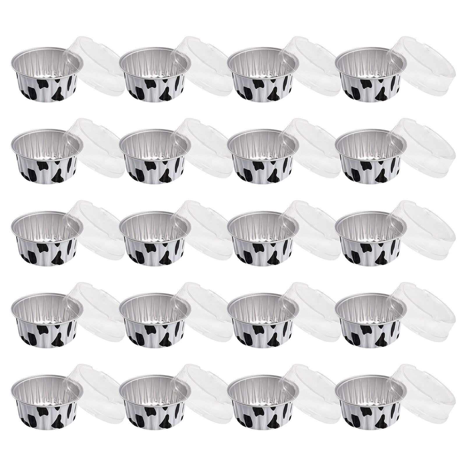 20 Pcs Aluminum Foil Bowl with Lid, Sturdy, Durables and Easys to Clean ...