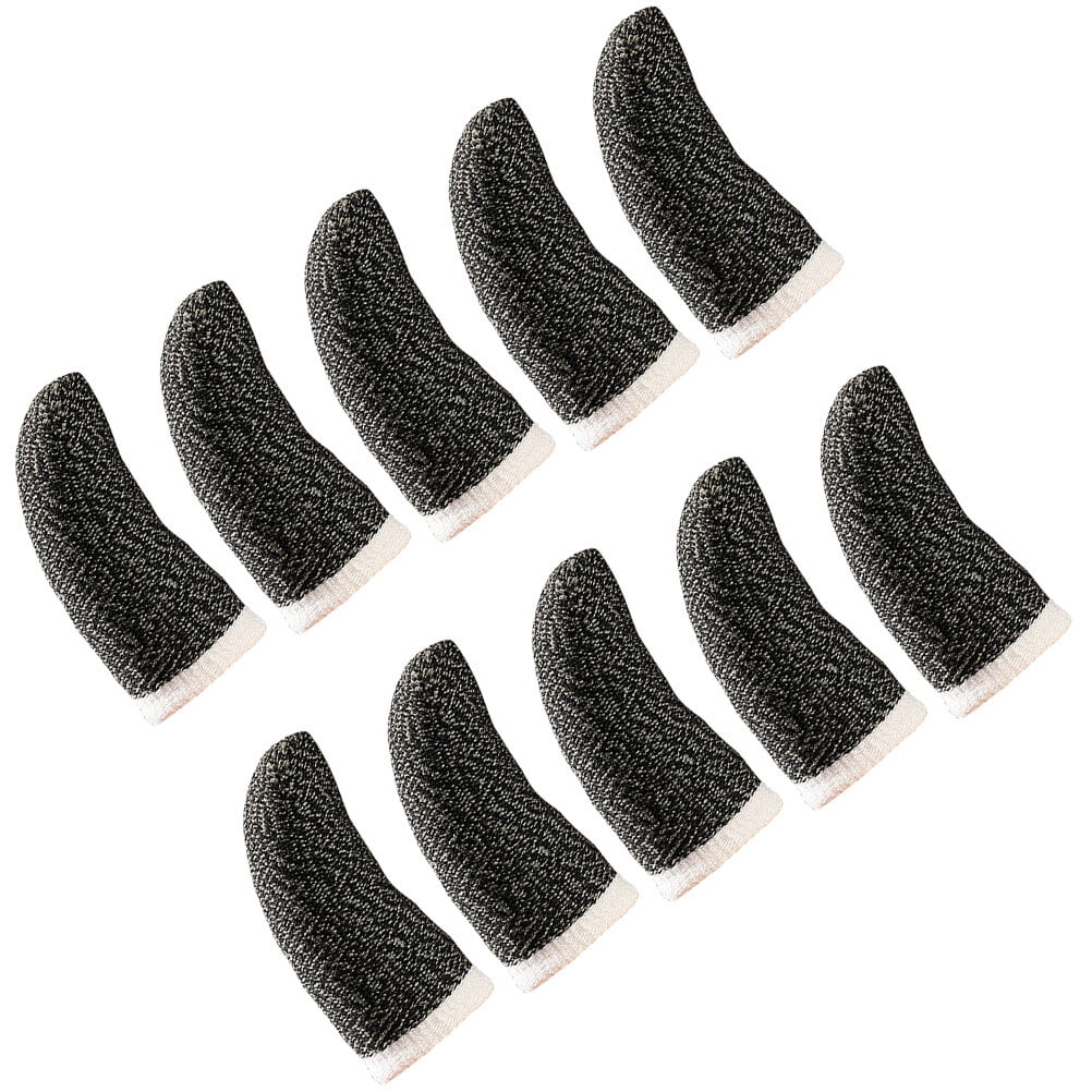 20 Pcs Anti-sweat Finger Cots Touch Screen Gloves Game Controller ...