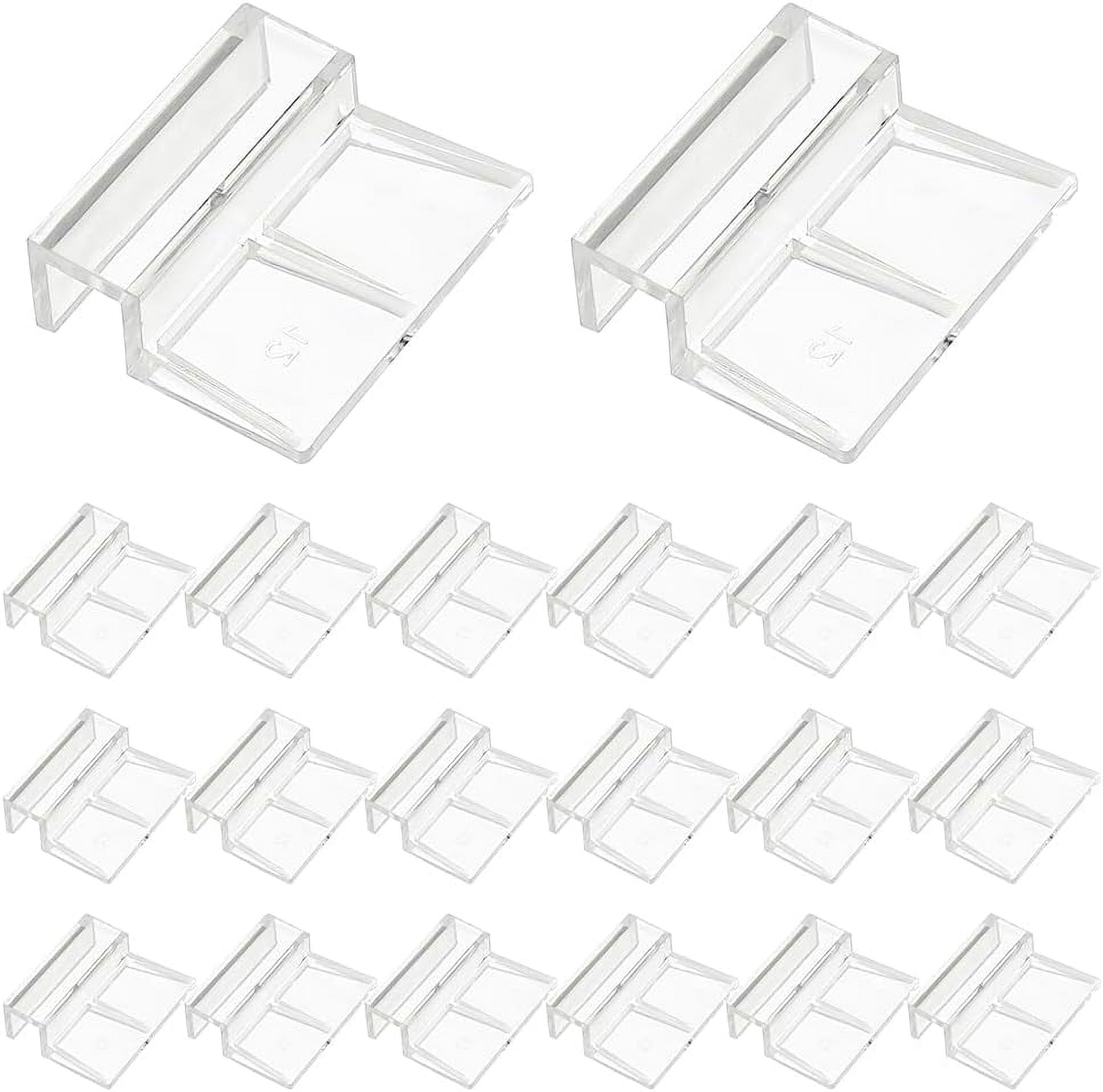 20 Pcs Aquarium Lid Clips 12mm Aquarium Acrylic Cover Clip Acrylic ...