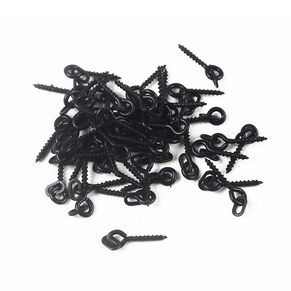 20 Pcs Bait Screws with Ring Swivel for Carp Fishing Floating Pops Up ...
