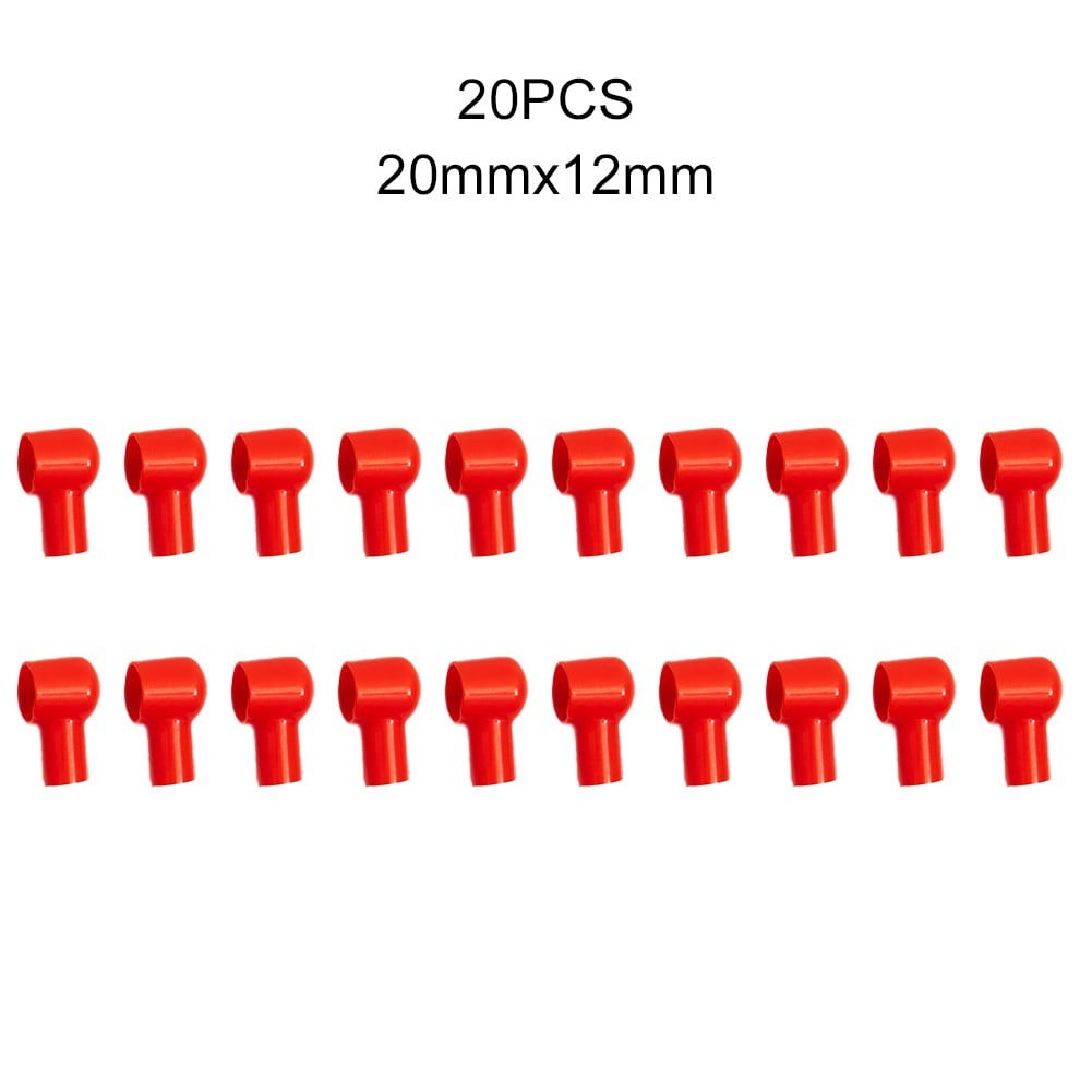 20 Pcs Battery terminal cover Boots Insulating protective Lug cap ...