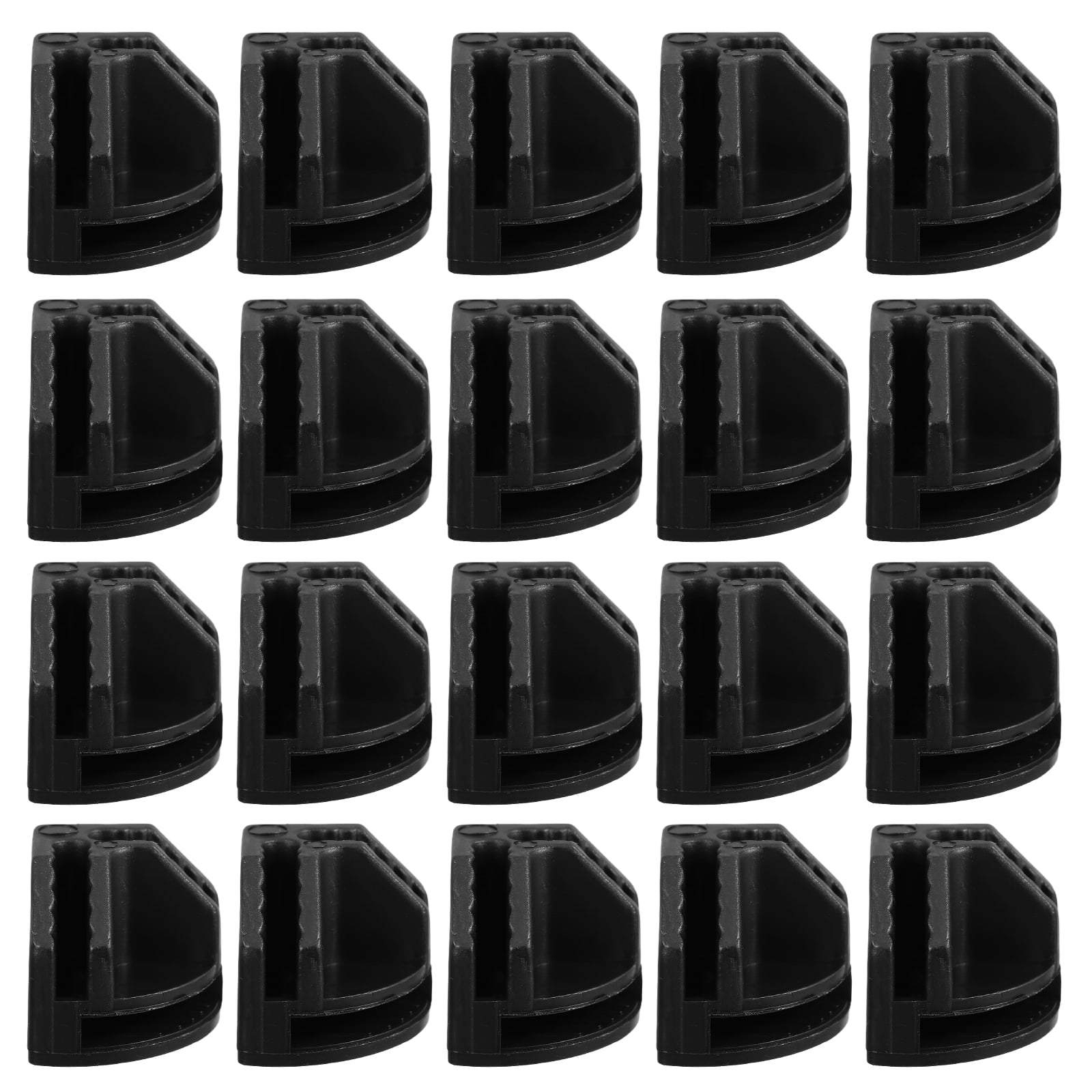 20 Pcs Bendable Drill Bit Connection Buckle 2.3x2.3cm Black - Walmart.com