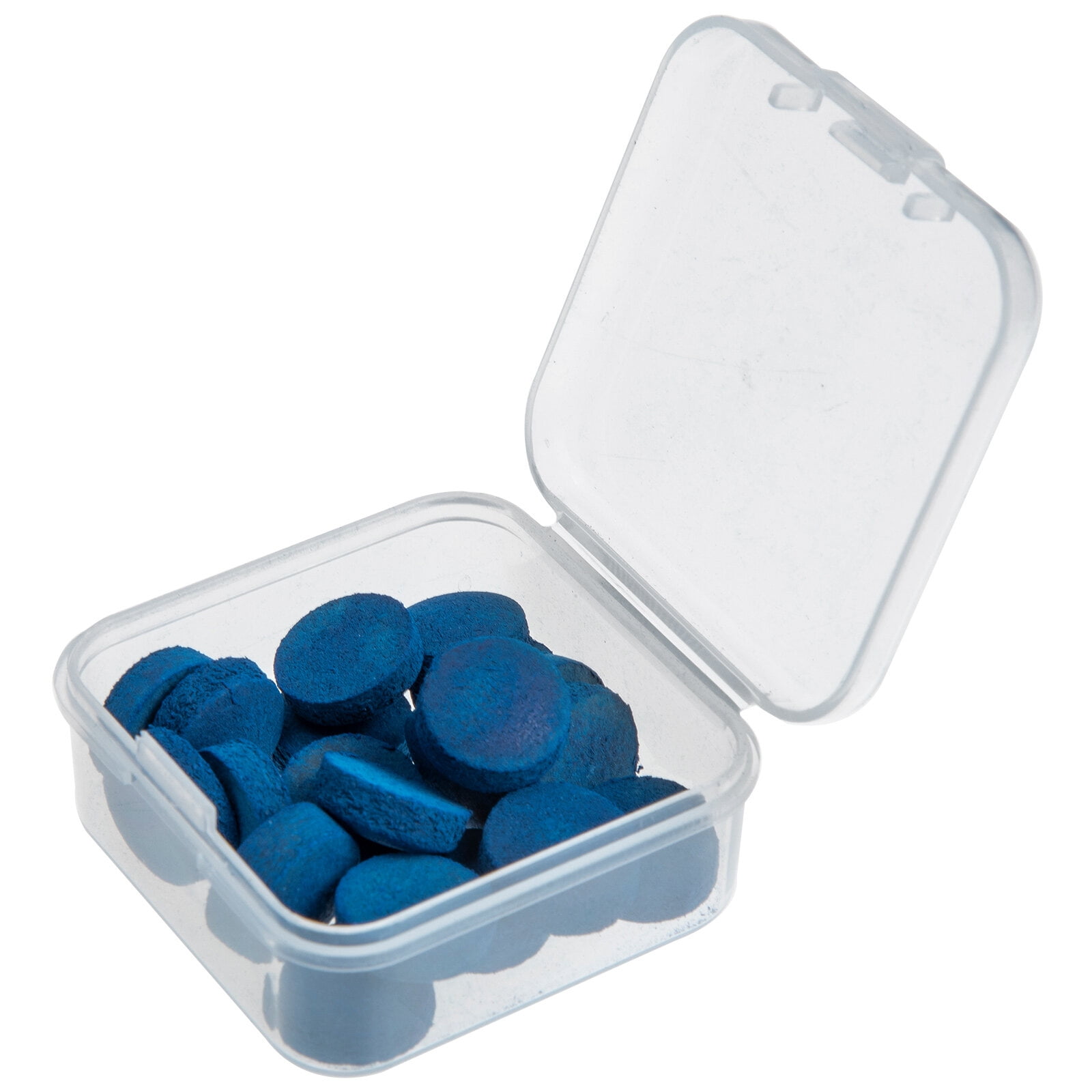 20 Pcs Billiard Cue Tip Tips Only Screw Pool Pole Tables Portable Blue ...