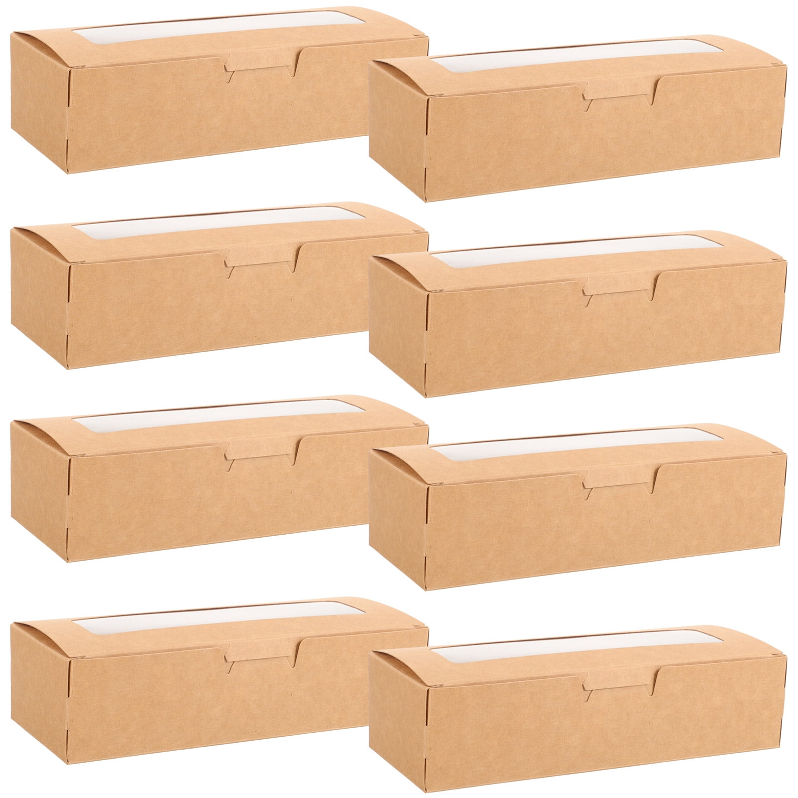 TABLZONE Cookies Boxes Kraft Paper 20Pcs 8.06X2.95X1.97in For Dessert ...