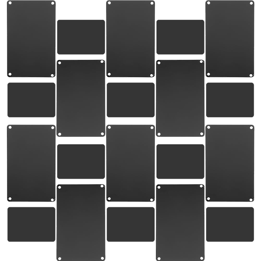 20Pcs Multi-function Door Signs Office Door Metal Blank Signs Practical ...