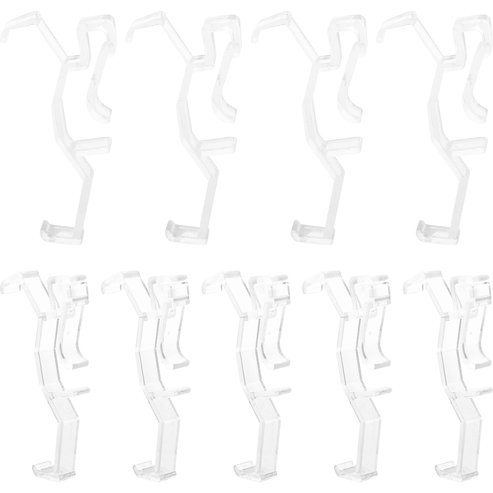 20 Pcs Blinds and Valance Clips Curtain Tiebacks Wall Mounted Shutters ...