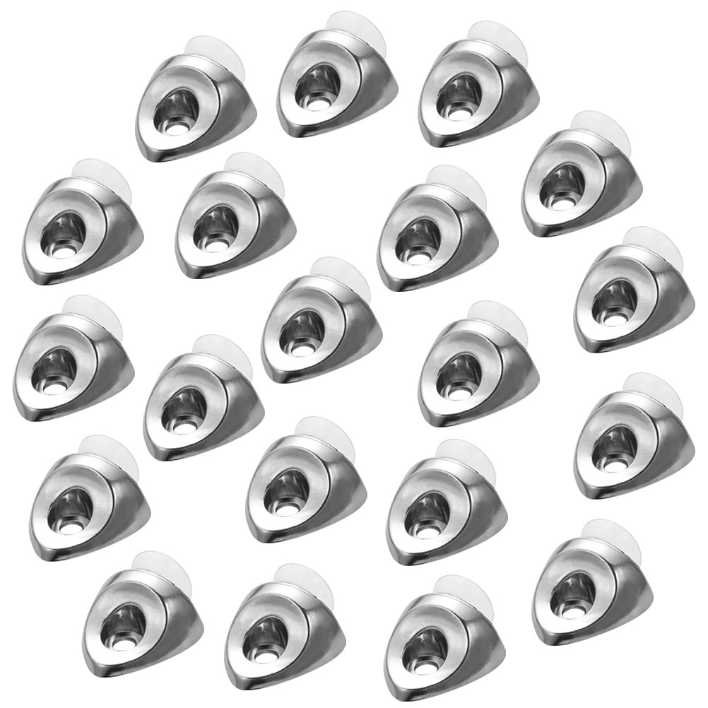 20 Pcs Board Support Glass Shelf Mounting Brace Corner Joint Wall ...