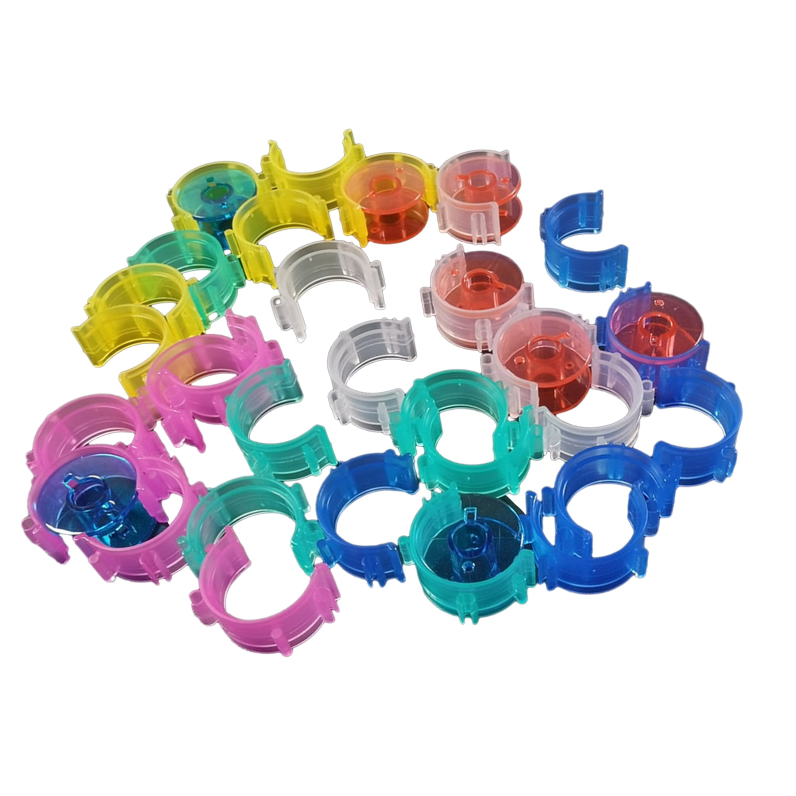 20 Pcs Bobbin Clamps Holders Thread Organizing Bobbin Holder Clips ...