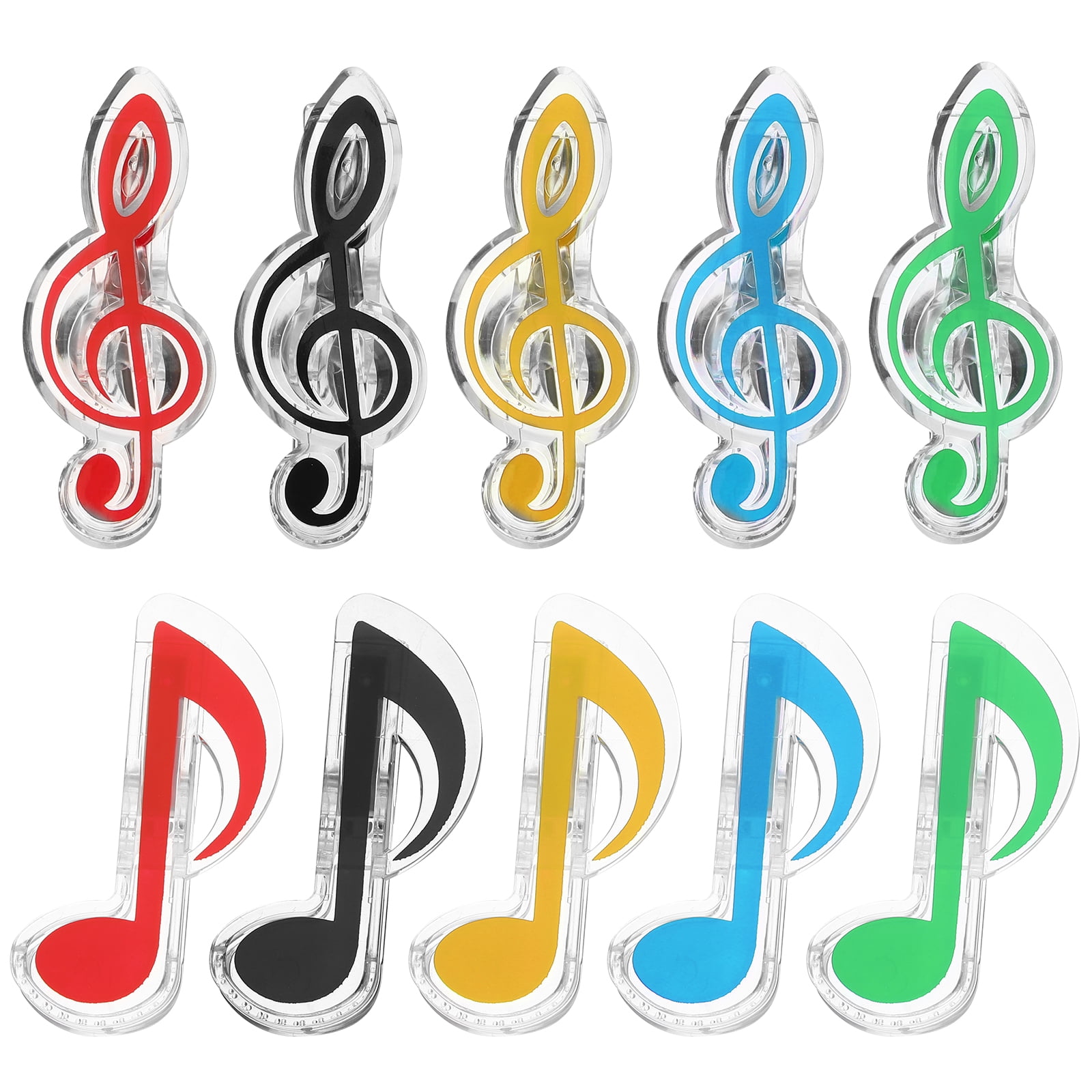 20 Pcs Bookmark Music Note Folder Sheet Page Holder Marker - Walmart.com