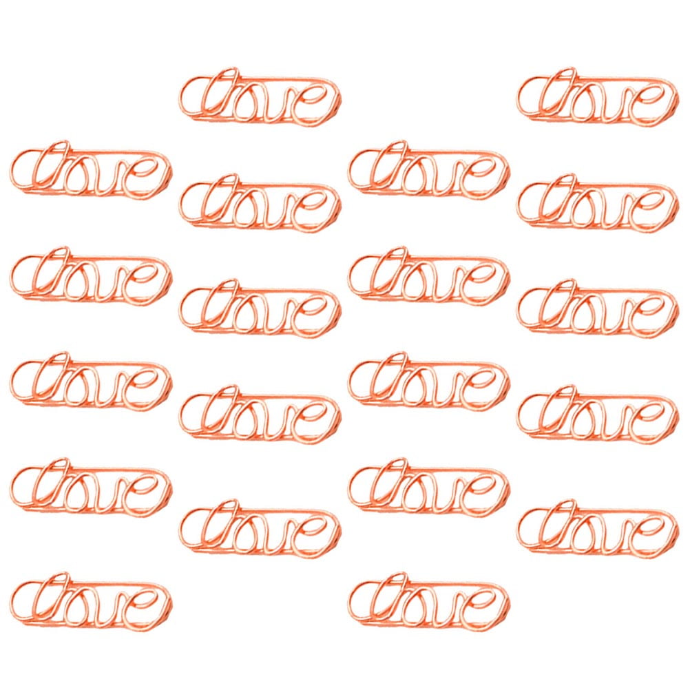 20 Pcs Bookmarks Metal Clips for Paper Stationery Paperclips Novelty ...