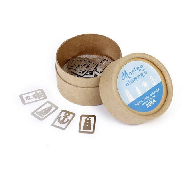 20 Pcs Bookmarks Mini Cardboard Box Musical Notes Souvenir Cartoon ...