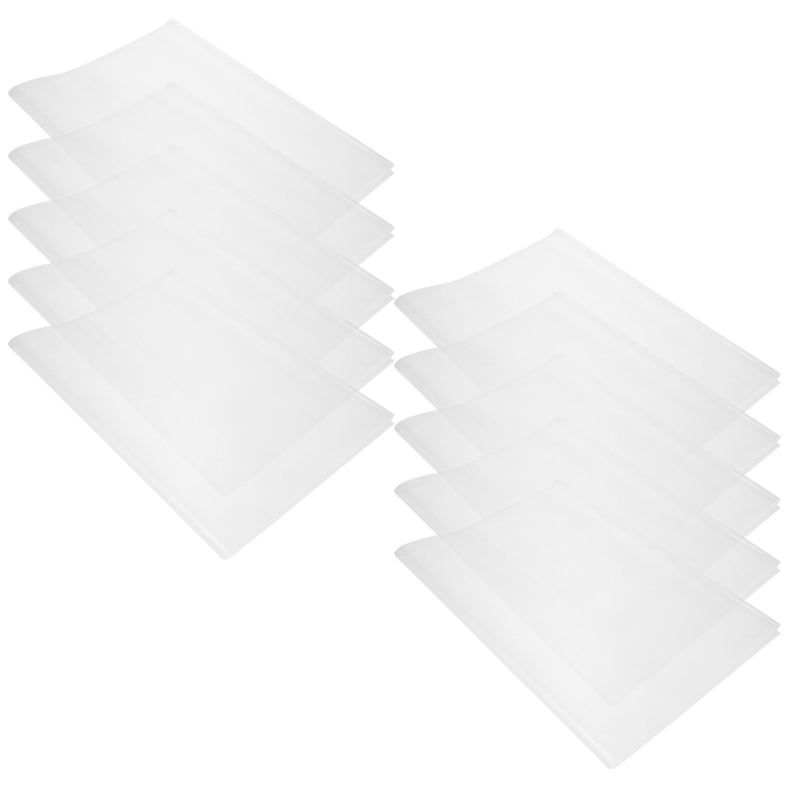 20 Pcs Bookshel Clear Paper Magazine Covers Plastic Protector B5 ...