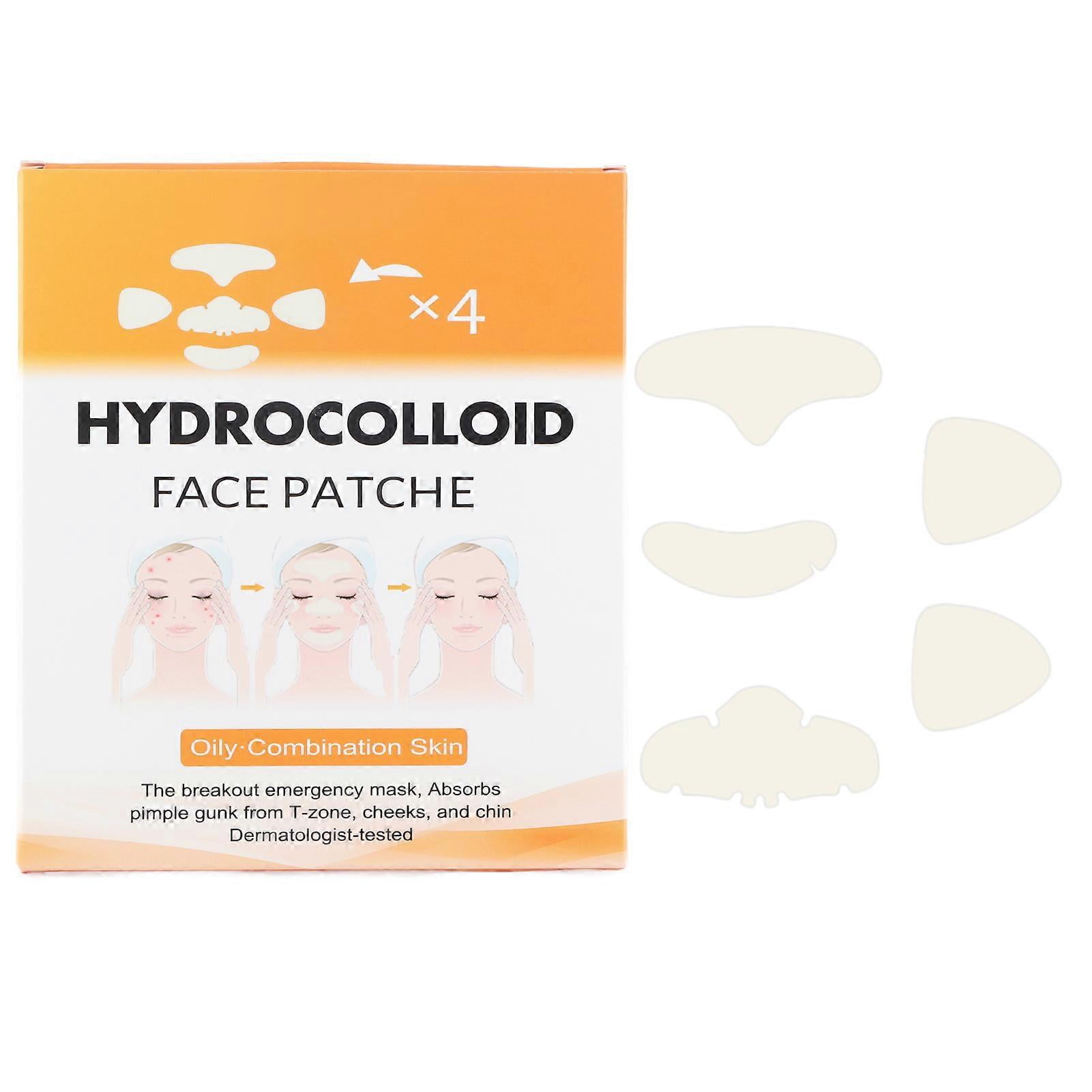 20 Pcs/Box Hydrocolloid Face Patches Acne Removal Patch for T Zone ...