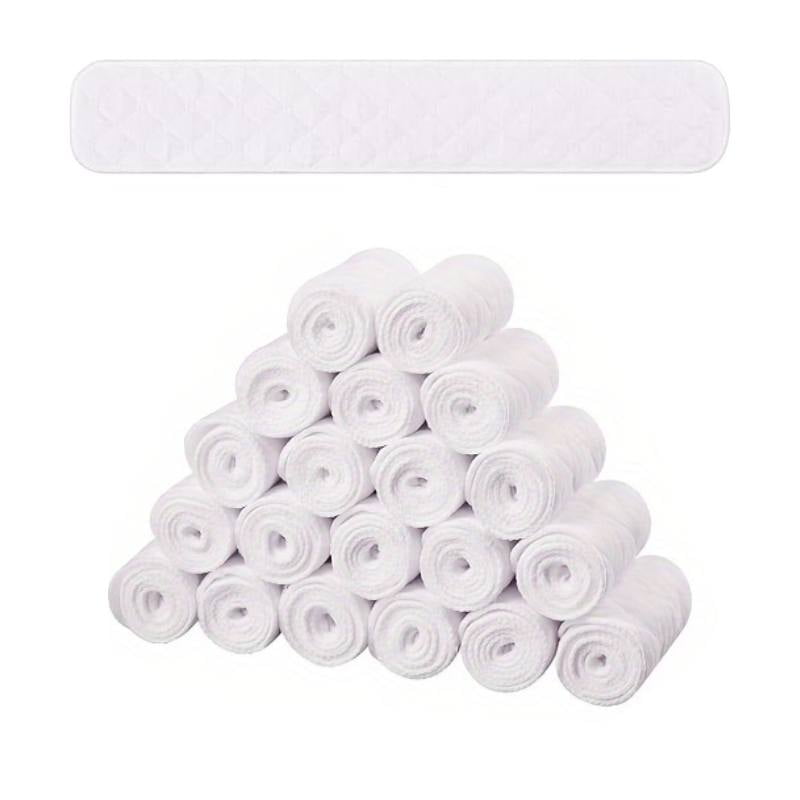 20 Pcs Bra Liners for Sweat, 18x3 Inch 3 Layer Washable Rectangle ...