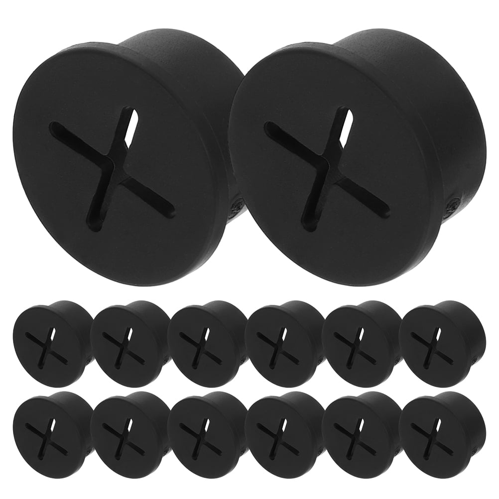20 Pcs Bracket Circuit Breaker DZ47 Cross Rubber Stopper - Walmart.com