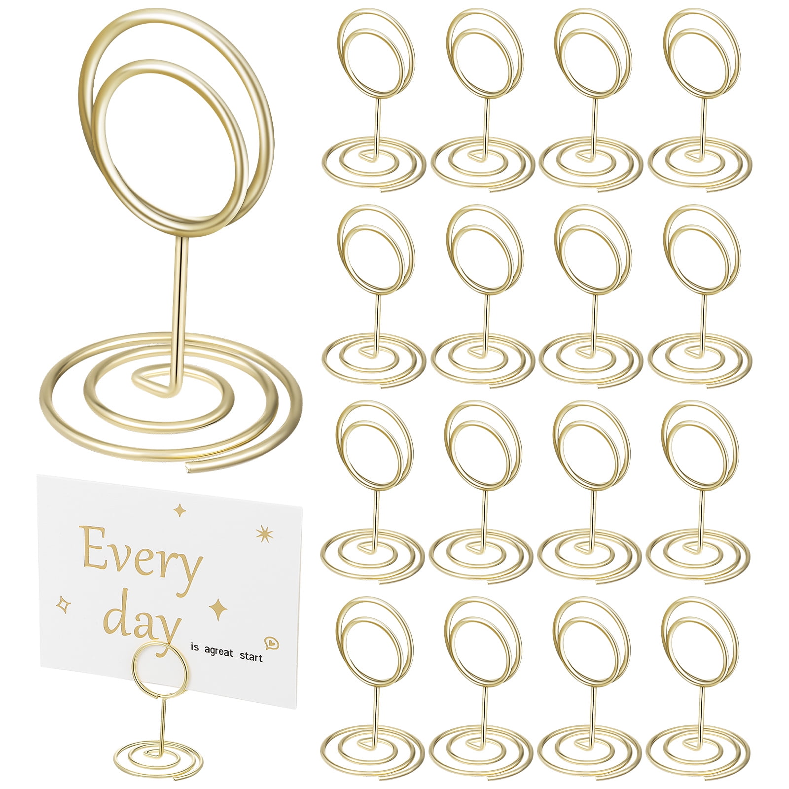 20 Pcs Bracket Photo Frame Table Card Holders Small Size Table Holder ...