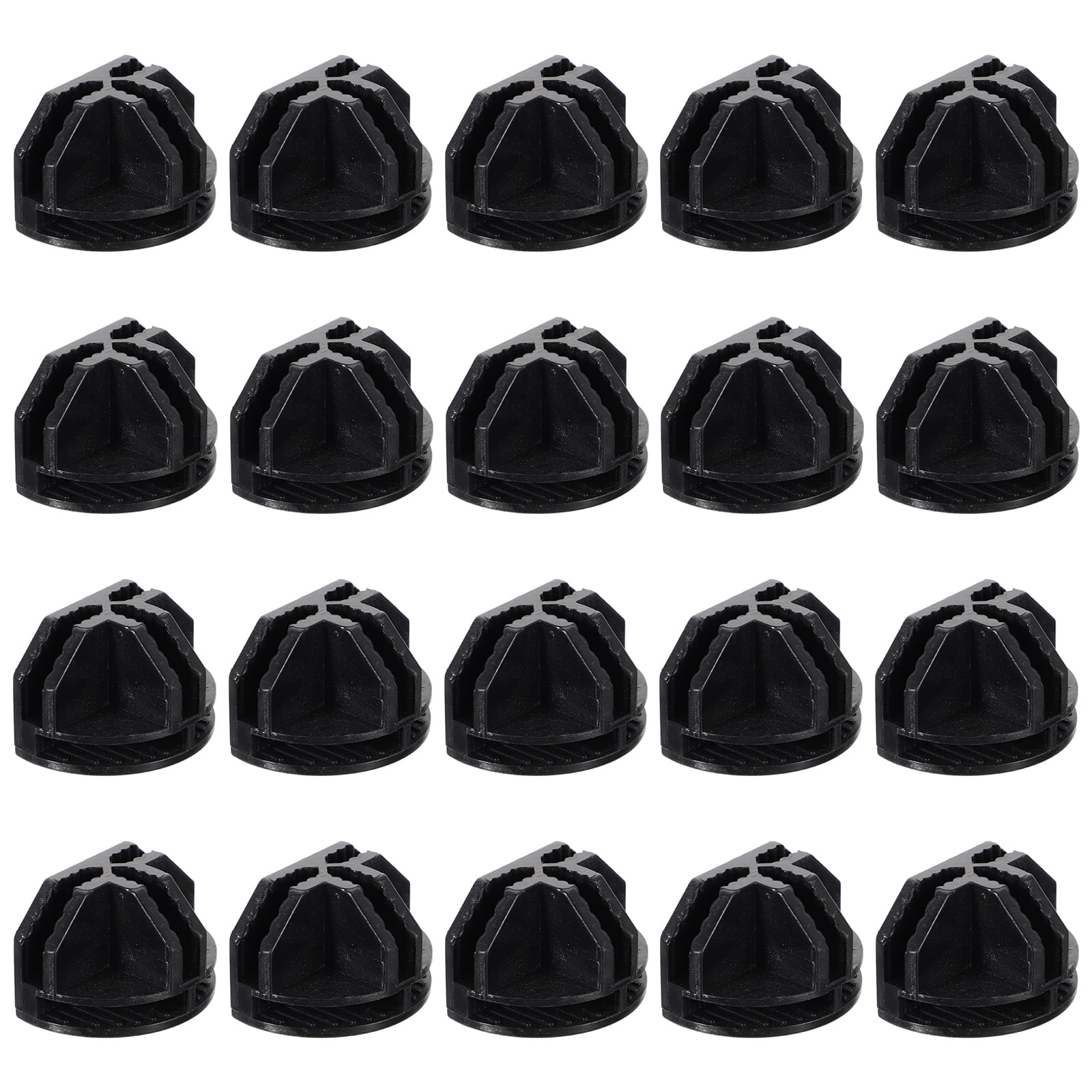 20 Pcs Buckle Lanyard Tacks Wire Connectors Batteries Top Corsage Black ...