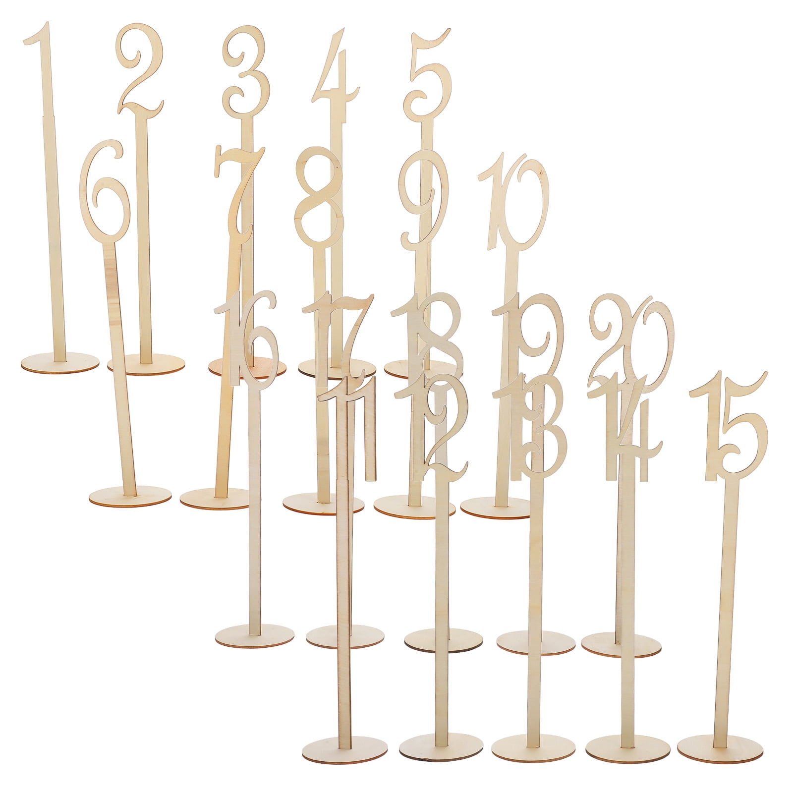 20 Pcs Bulletin Board Pin Office Decor Number Card Ornaments - Walmart.com