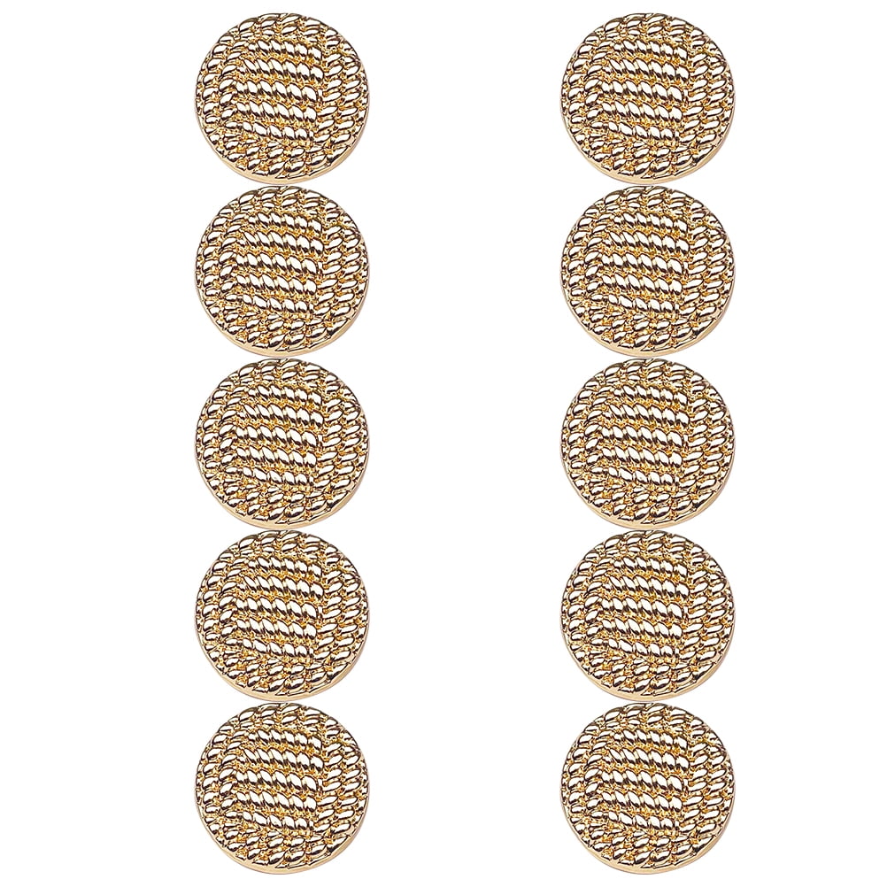 FONDOTIN DIY Sewing Metal Buttons Round European and American Style ...