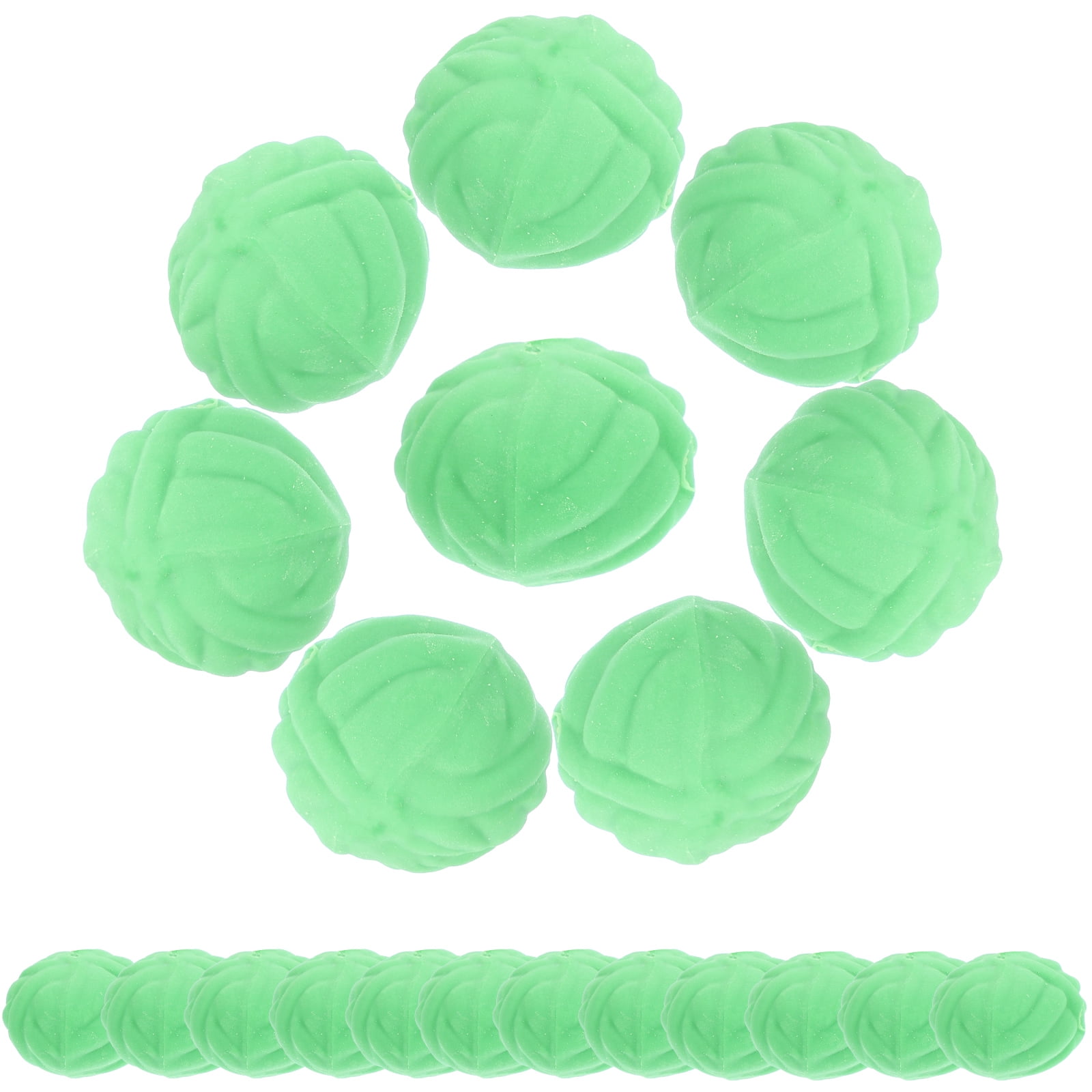20 Pcs Cabbage Shaped Rubber Multi-function Pencil Erasers Cartoon ...