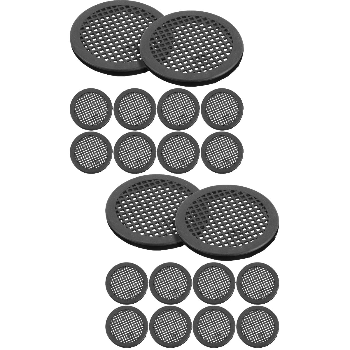 20 Pcs Cabinet Air Hole Wardrobe Vent Mesh Round Ventilation Device ...