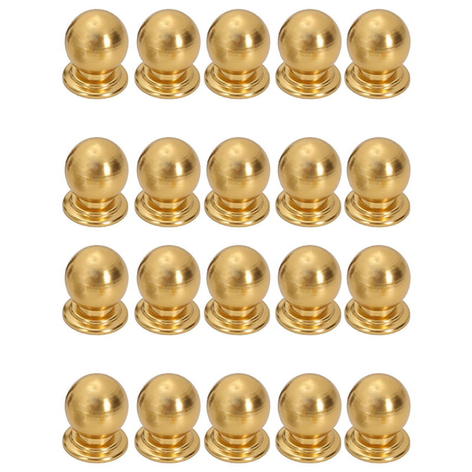 20 Pcs Cabinet Knobs Round Ball Bathroom Dresser Knobs, Modern Hardware ...