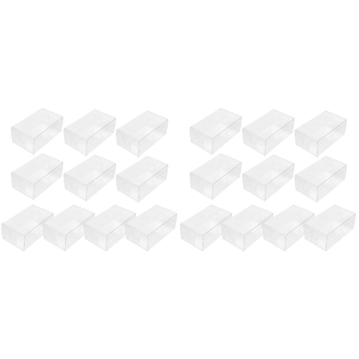 20 Pcs Cakesicle Boxes Box Clear Candy Gift Boxes Rectangular Party ...