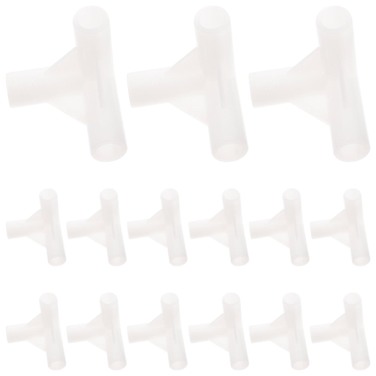20 Pcs Canopy Pole Connectors Fittings Kit Tent Frame Tents Poles White ...