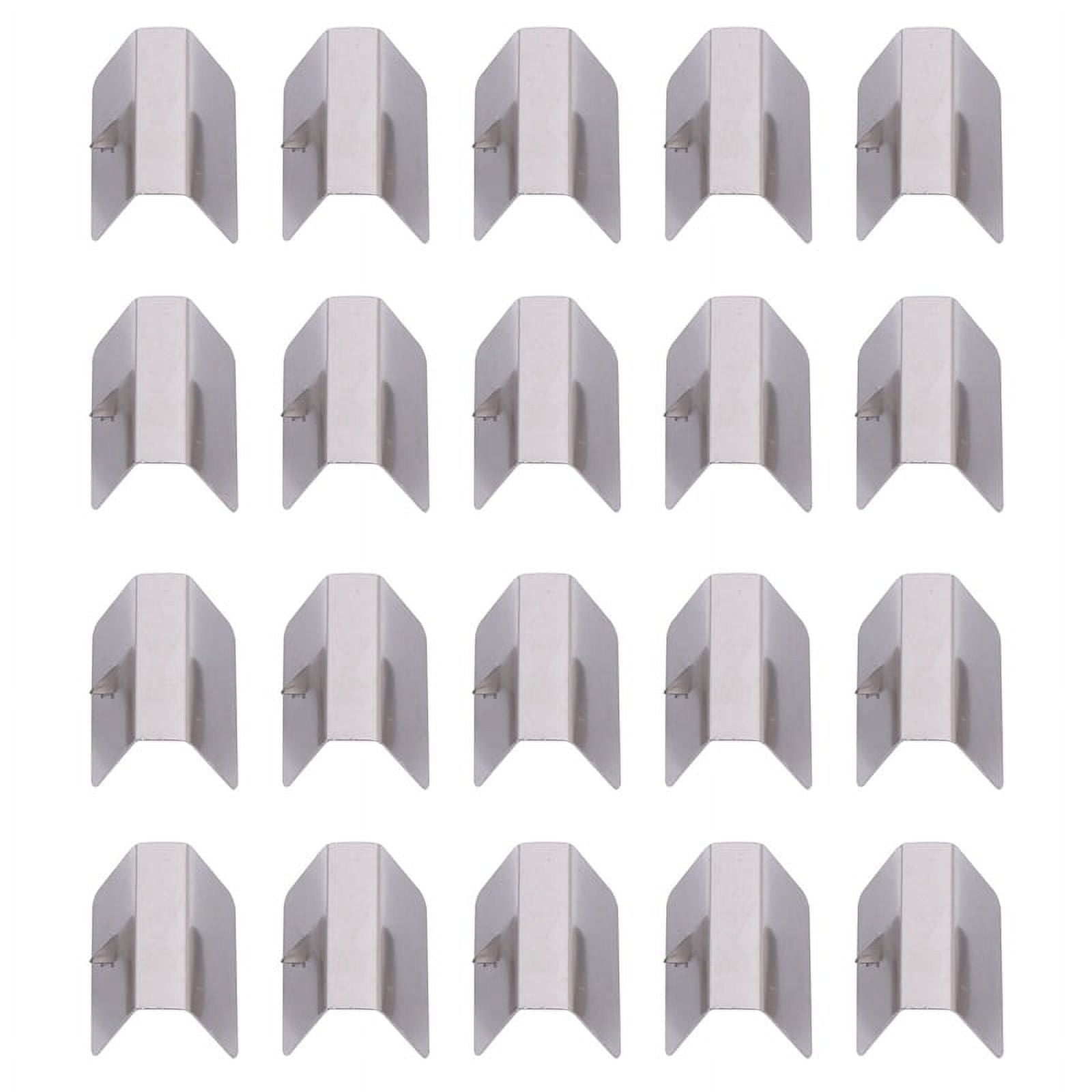 20 Pcs Car Rain Eyebrow Clip Wind Rain Deflector Metal Fitting Clips ...