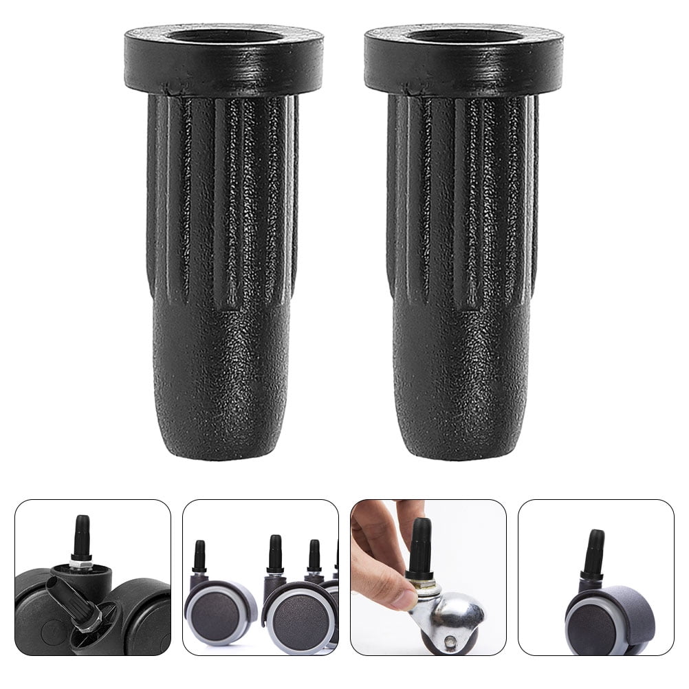 20 Pcs Caster Socket Sleeve Round Inserts Caps Mounting Stem Sockets ...