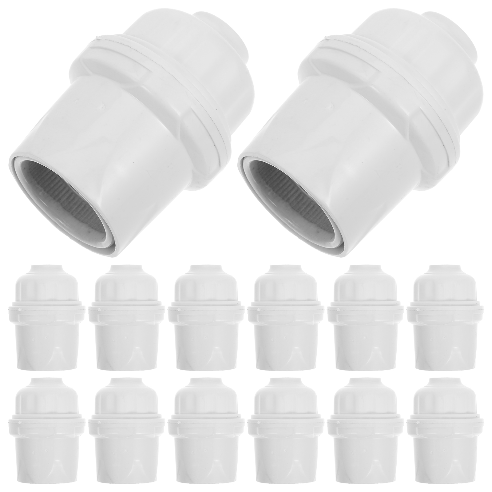 20 Pcs Chandelier Head Waterproof Light Bulb Clip Sockets Base Ceiling ...