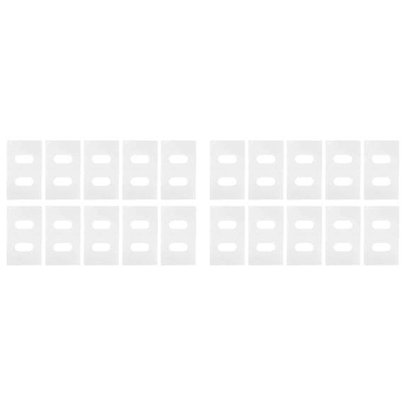 20 Pcs Clear Vertical Blind Repair Tabs Replacement - Vertical Blinds ...