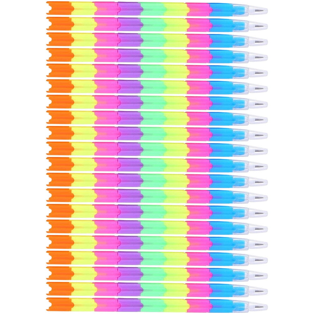 20 Pcs Colored Pencils Stacking Design Encourage Toddler - Walmart.com