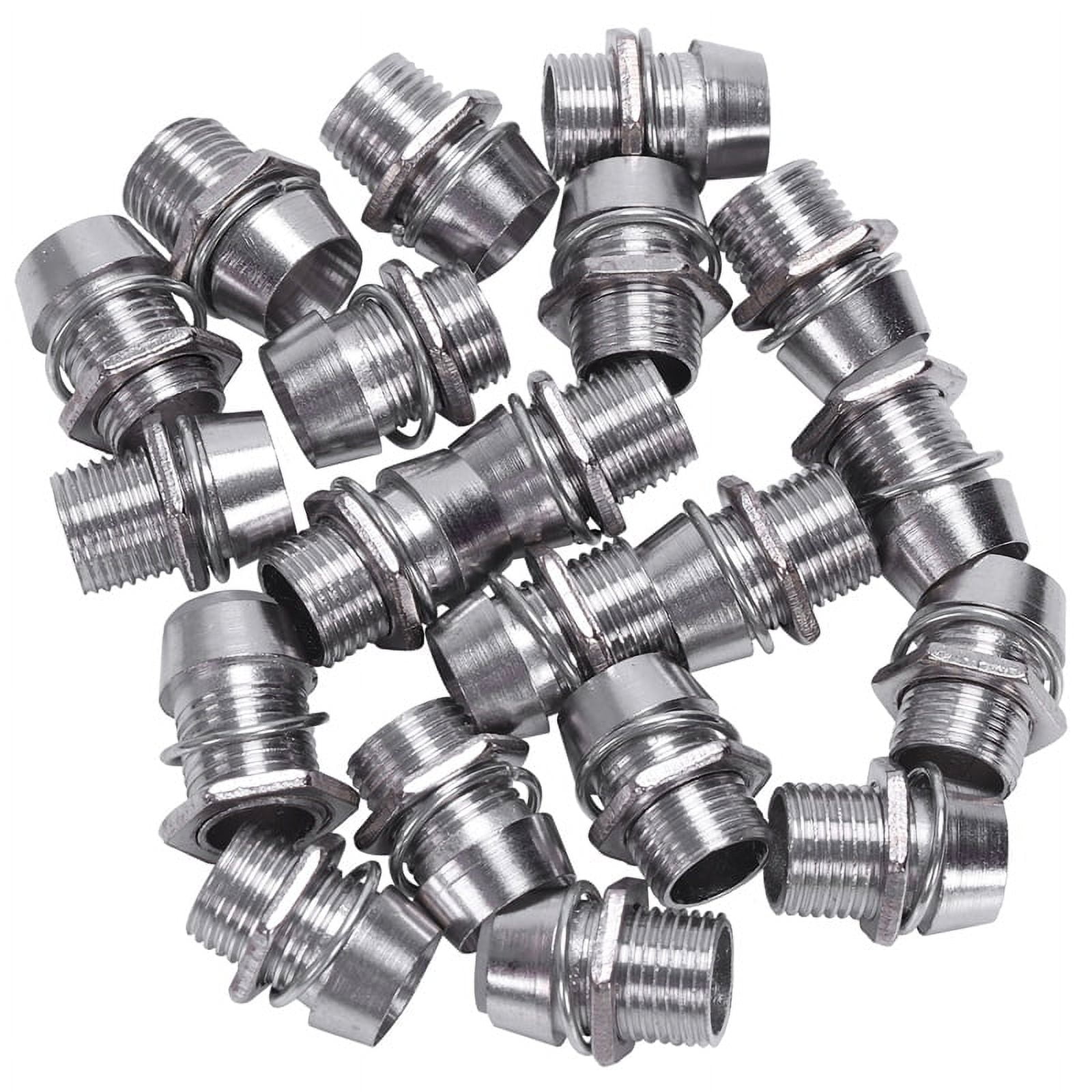 20 Pcs Copper 5mm Light Emitting Diode LED Holder Mount Panel Display ...