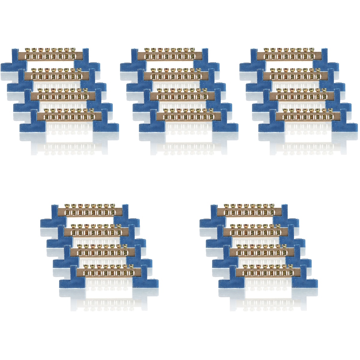 20 Pcs Copper Terminal Batteries Car Battery Ground Bar Battery Bus ...