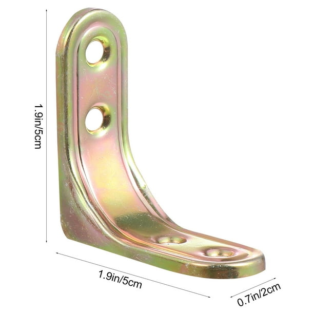 20 Pcs Corner Brace L Bracket Heavy Duty Right Angle Brackets Joint ...