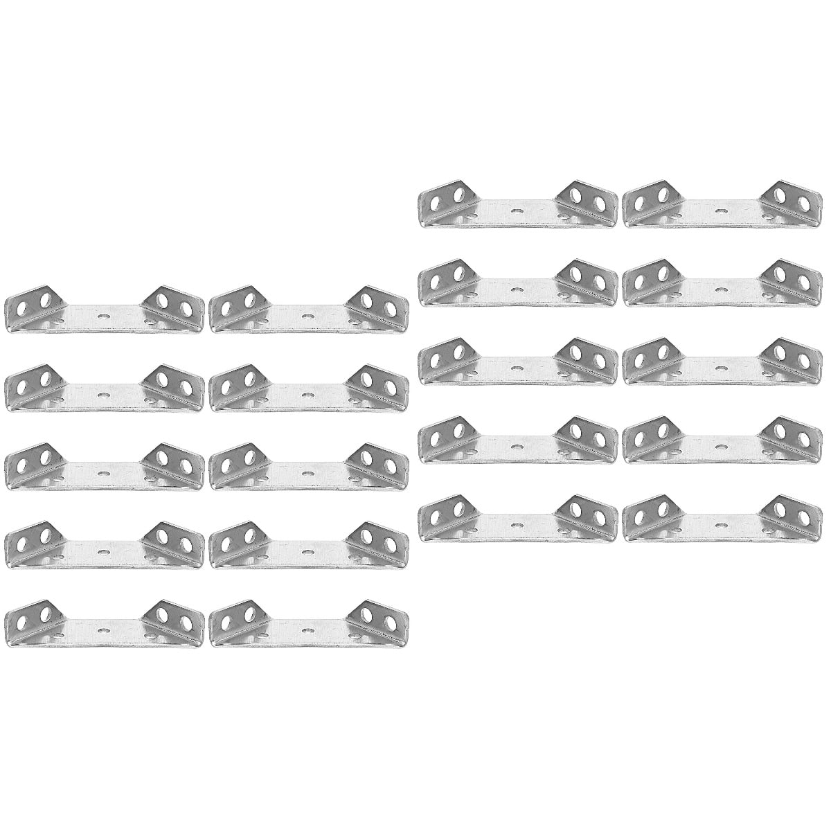 20 Pcs Corner Code Fixed on Three Sides Shelf Stainless Corner Brace ...