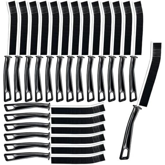 20 Pcs Crevice Cleaning Brush, Bathroom Gap Brush, Grout Cleaner Brush ...