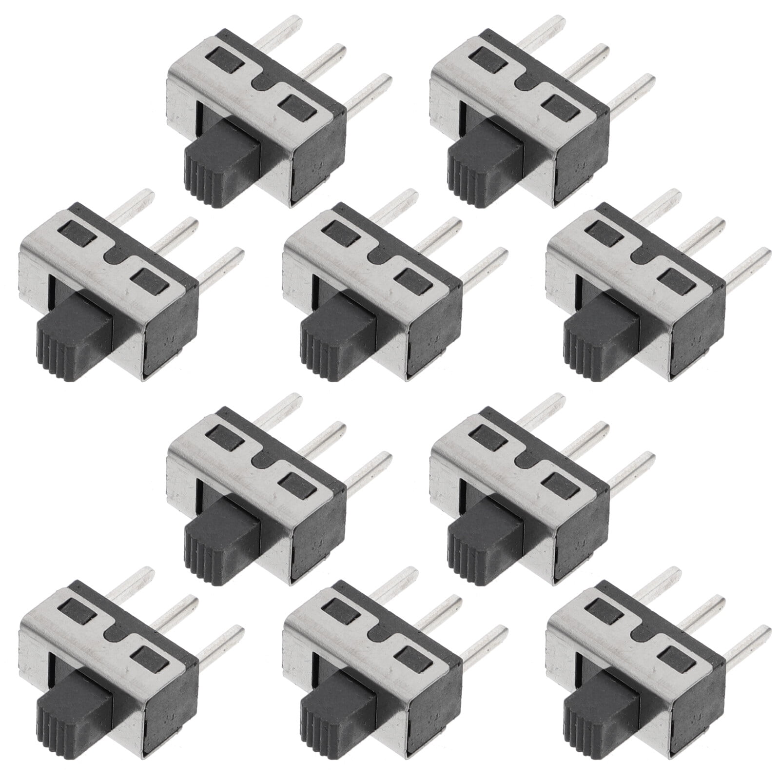 20 Pcs Current Toggle Switch 2 Position Toggle High Knob Slide 2 ...