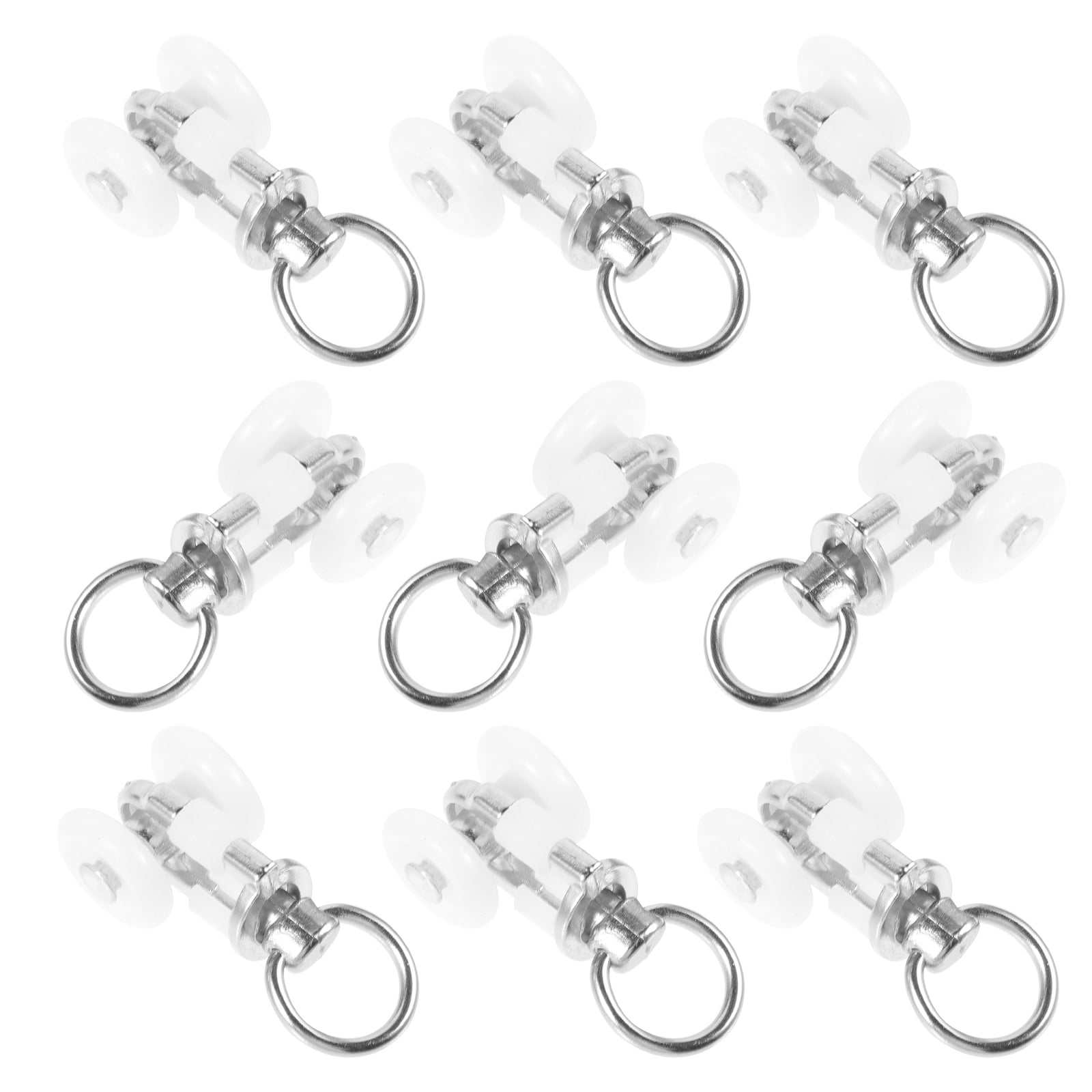 20 Pcs Curtain Track Pulley Motorized Roller Blinds Silent Wheel for ...