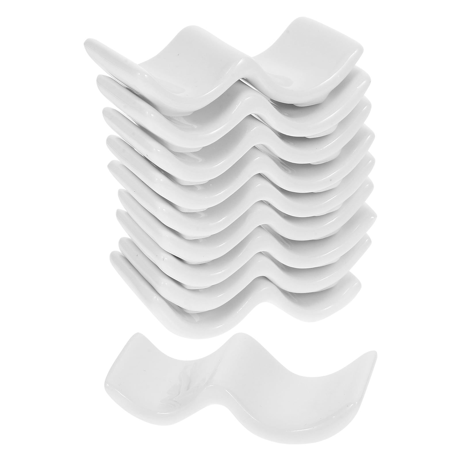 20 Pcs Cutlery Holder Utensils Holder Porcelain Fork Holder Fork Holder ...