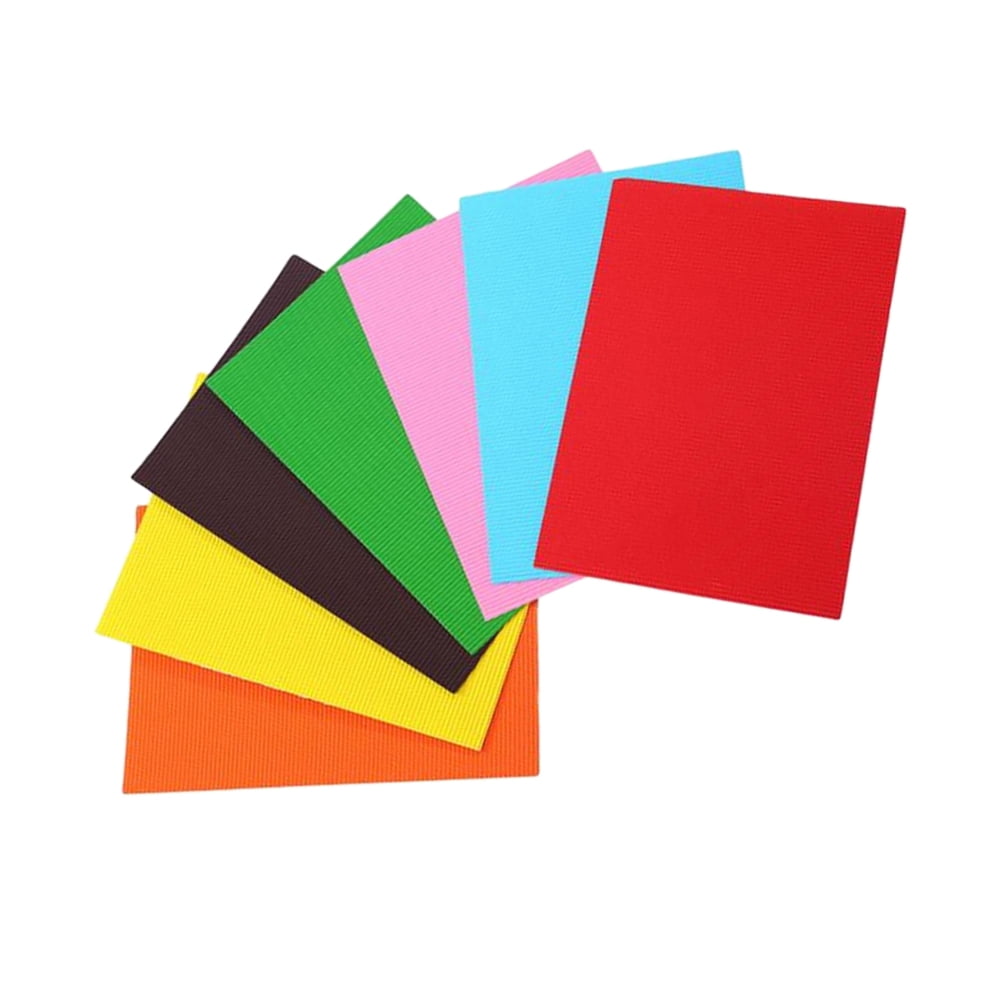 KALLORY corrugated paper sheets Corrugated Paper Assorted Color 20 Pcs ...