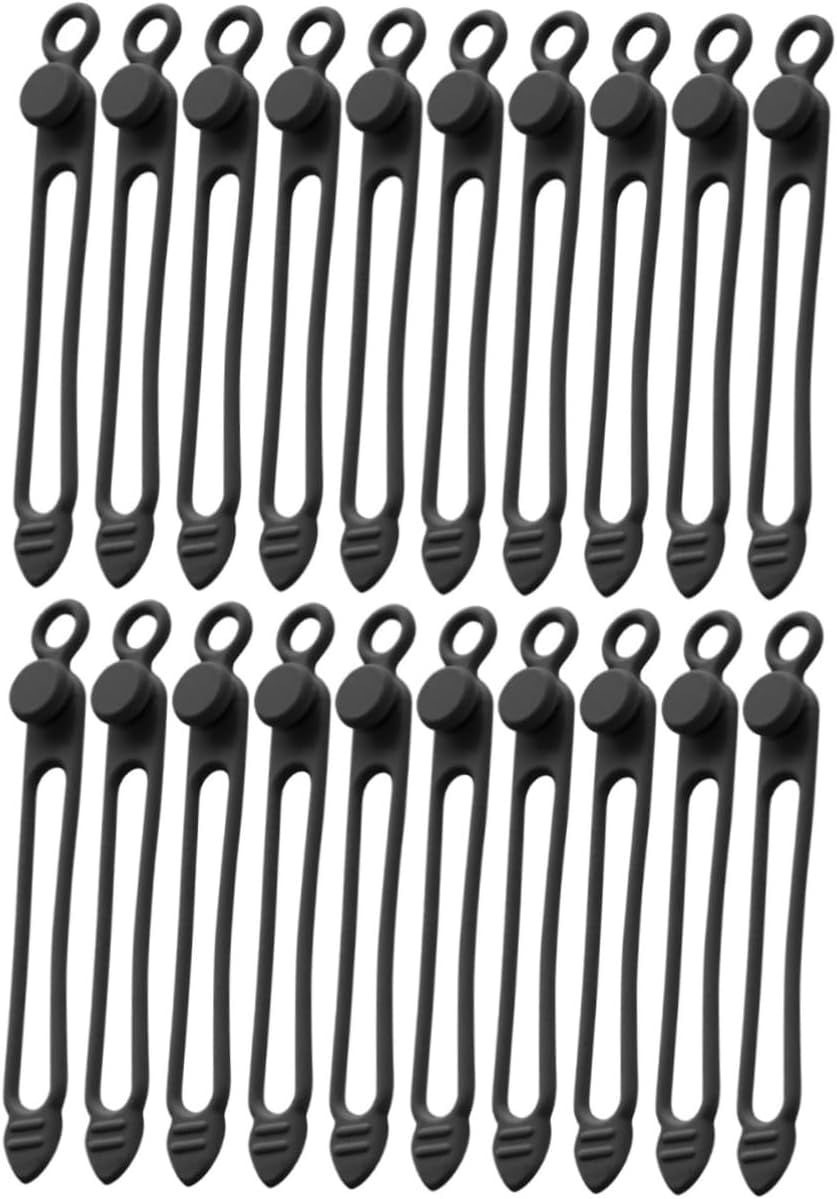 20 Pcs Data Cable Strap Computer Stand Headphone Holder Computer Power ...